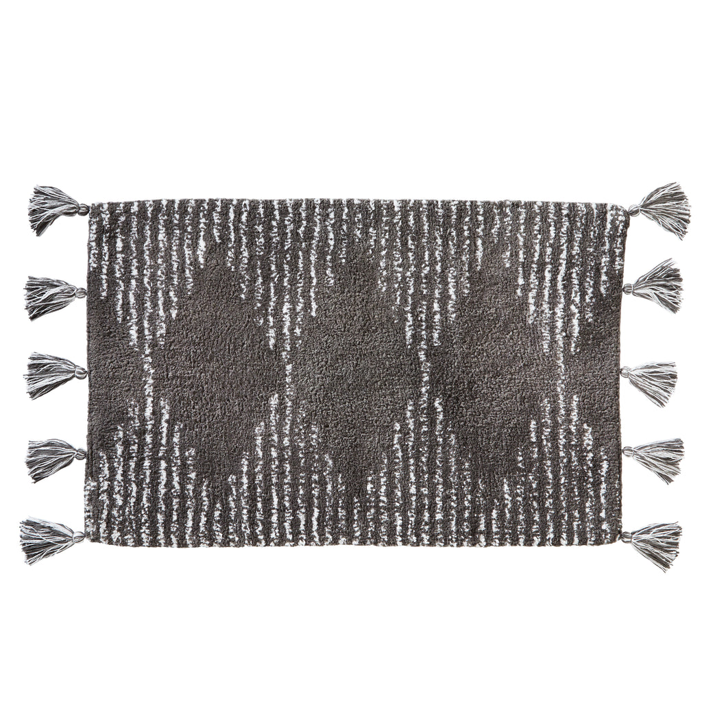 Geo Diamond Rug, Charcoal – SKL Home